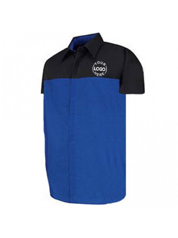 Automotive Mechanic Shirts Half Sleeve Black Blue | Automotive Mechanic ...