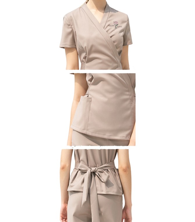 Custom Salon Uniform with Logo Embroidery – UniformTailor