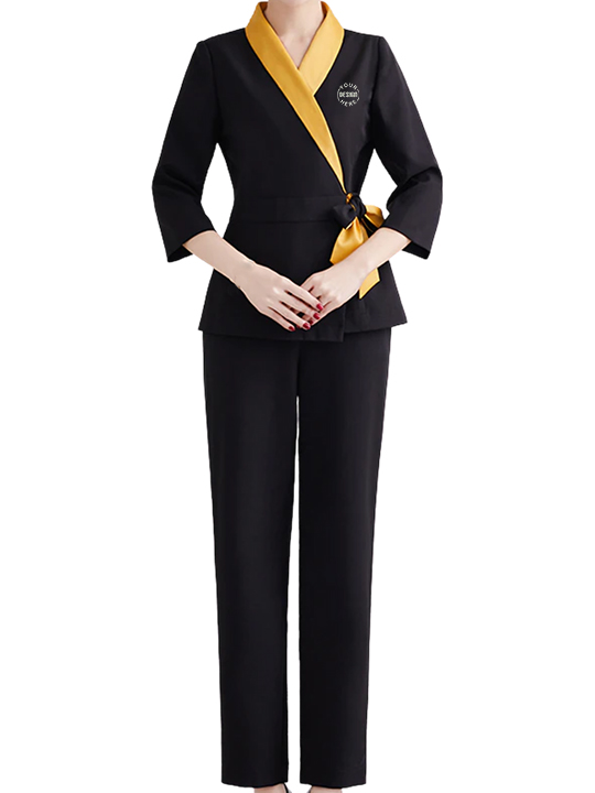 Custom Beauty Salons Uniforms with Logo | Design Your Own Uniforms with ...