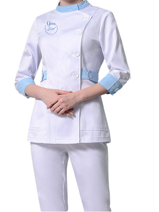 Custom Beauty Salons Uniforms with Logo | Design Your Own Uniforms with ...